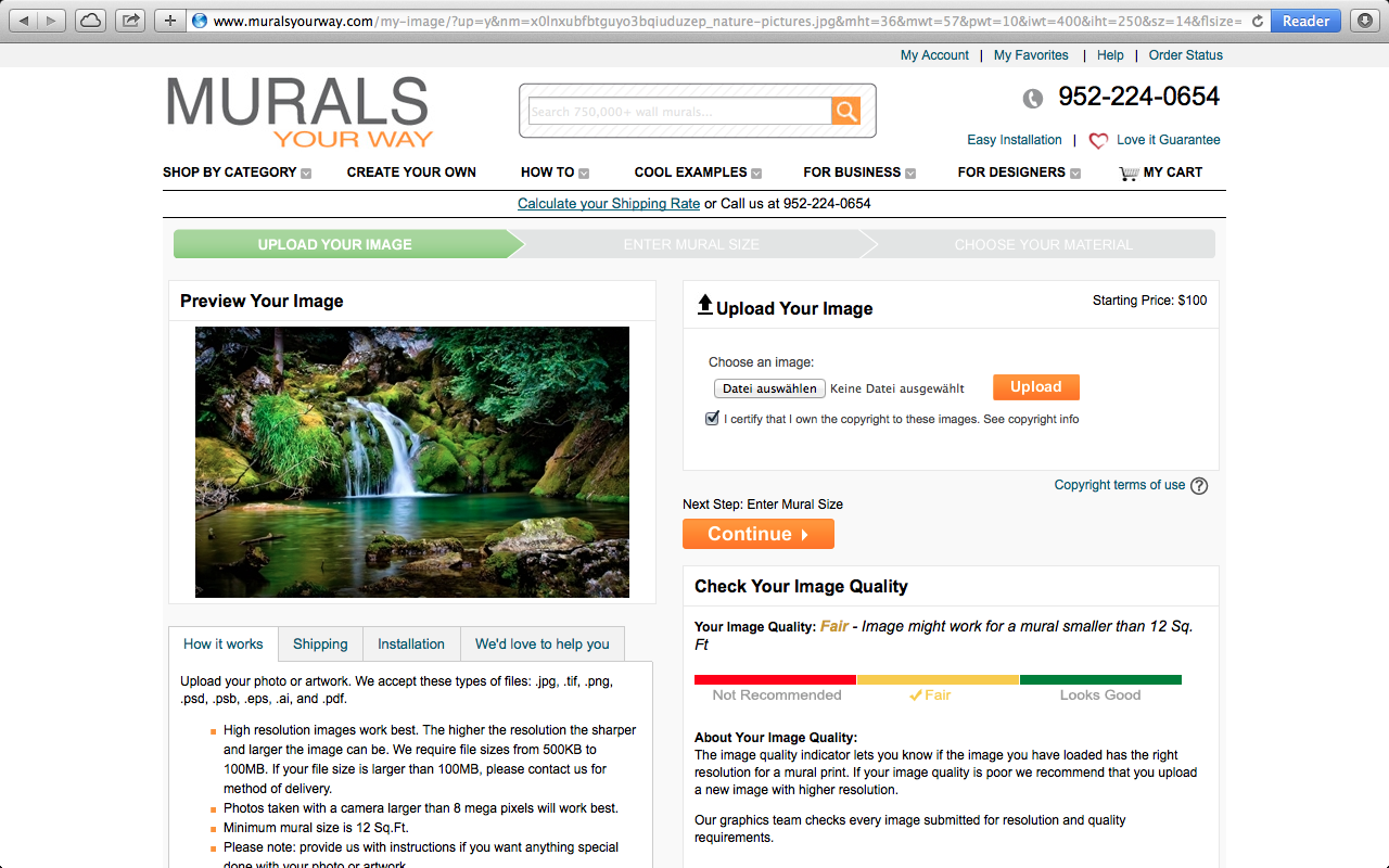 Murals Your Way | Configurator Database