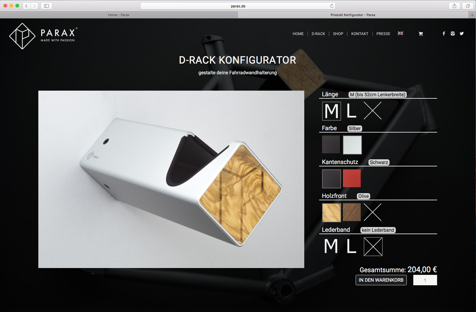 Parax | Configurator Database