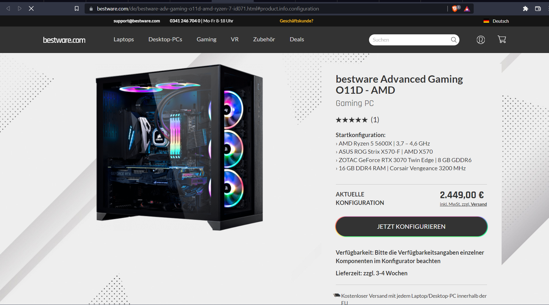 Bestware | Configurator Database