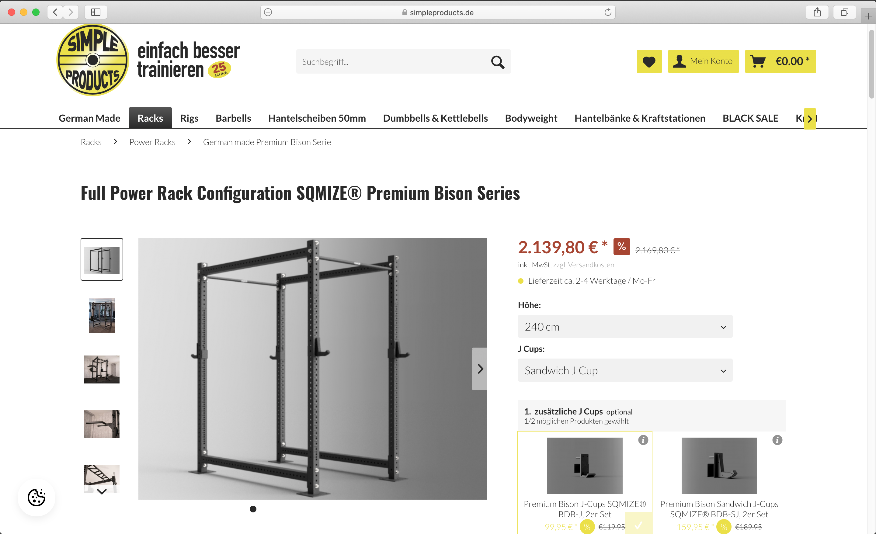 Simple Products | Configurator Database