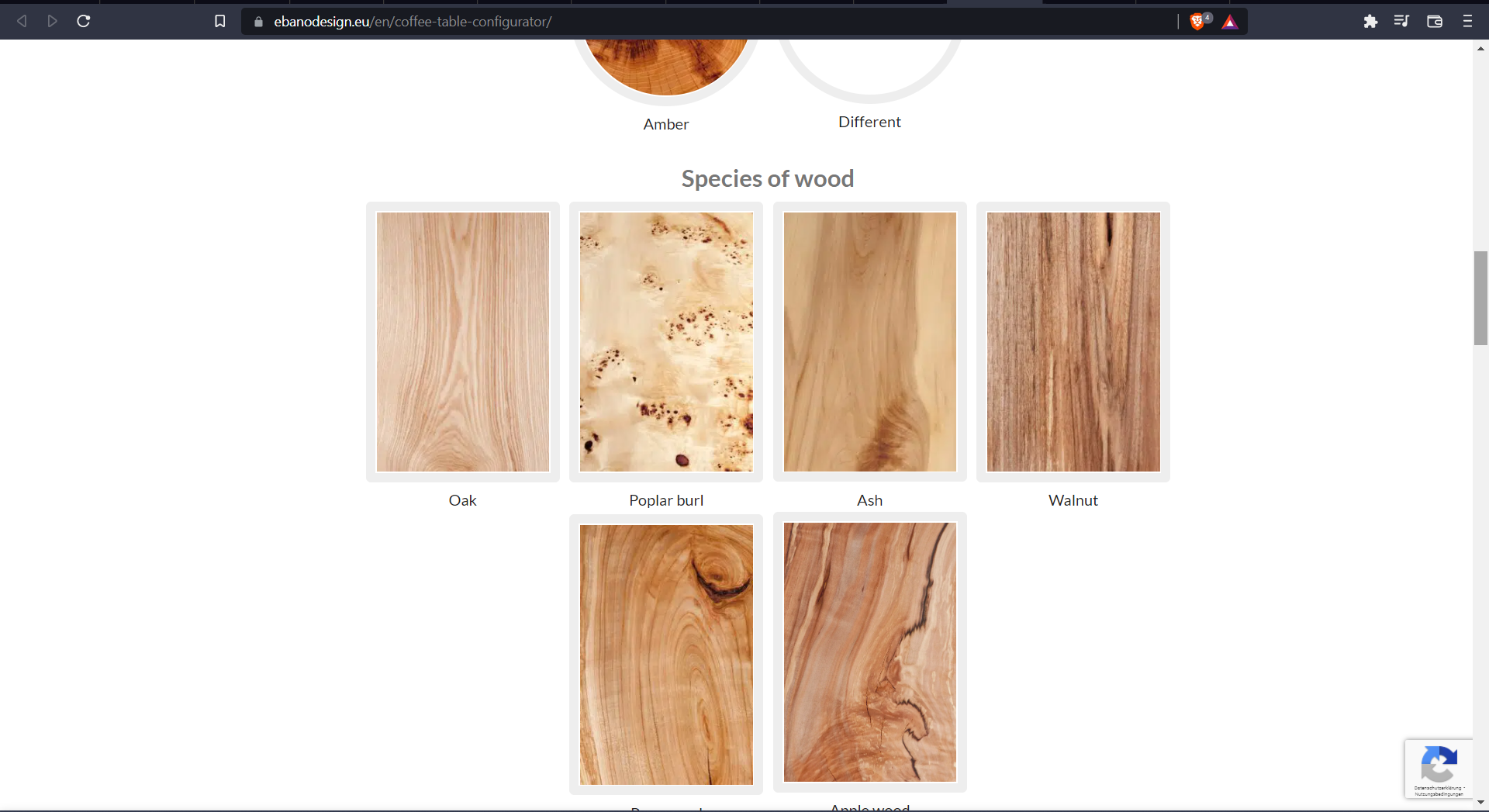 ebano design | Configurator Database