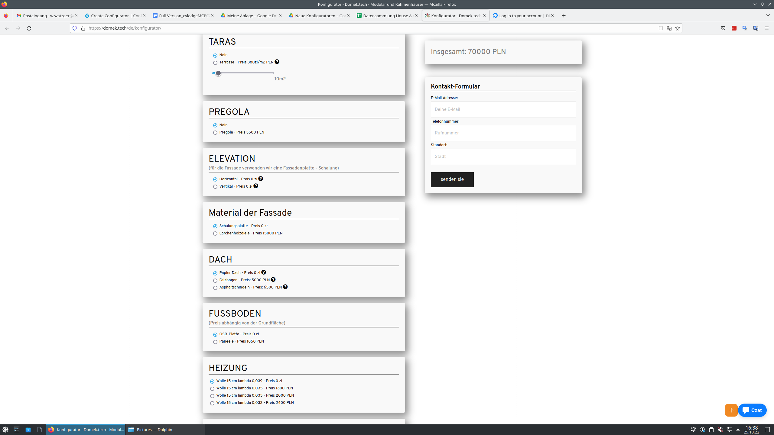 Domek.tech | Configurator Database