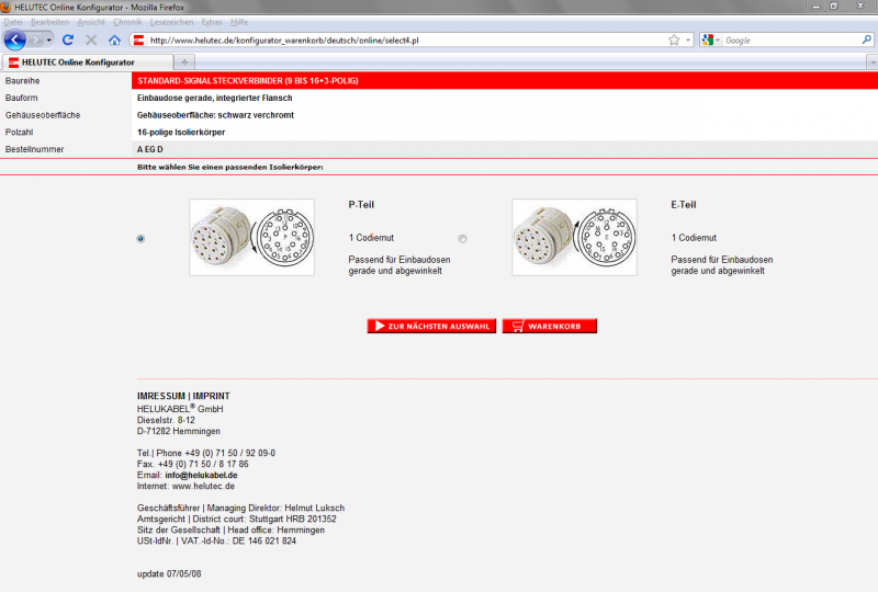Helutec | Configurator Database