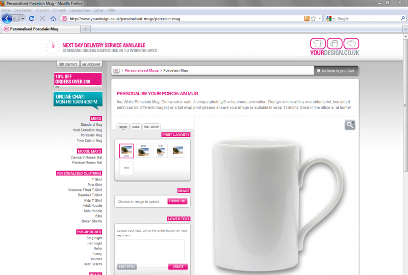 Your Design | Configurator Database