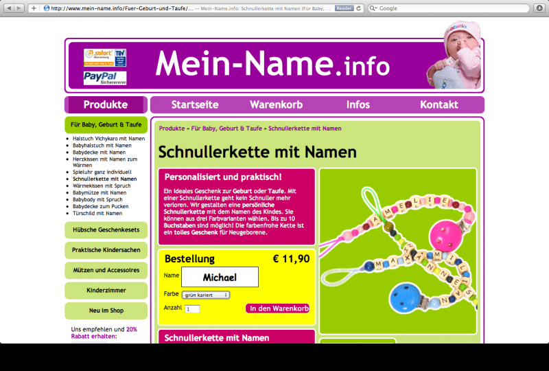 Mein-Name.info | Configurator Database
