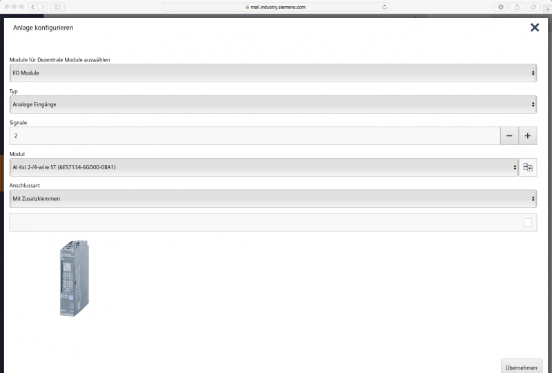 Siemens | Configurator Database