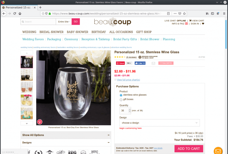 Beau-coup | Configurator Database