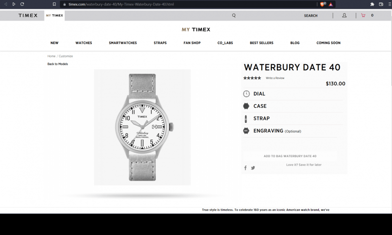 Timex | Configurator Database