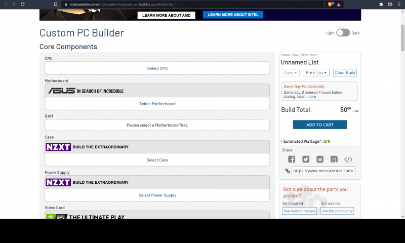 microcenter | Configurator Database