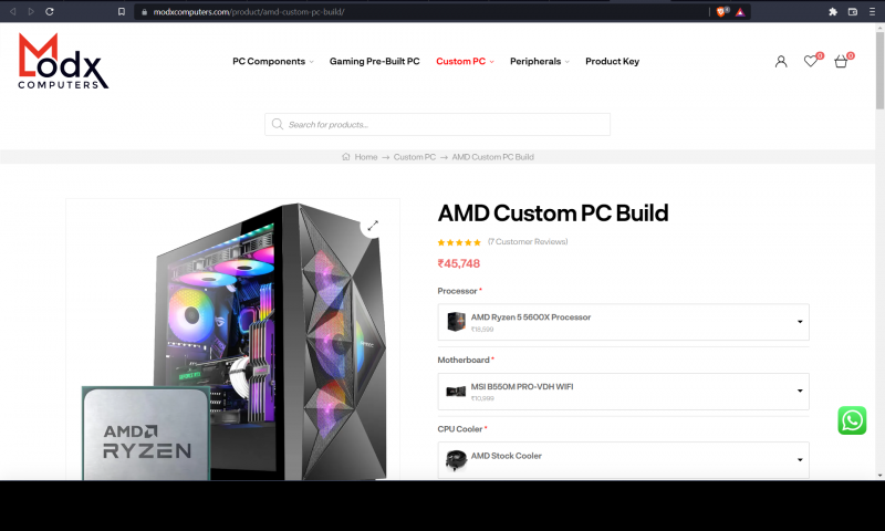 modxcomputers | Configurator Database