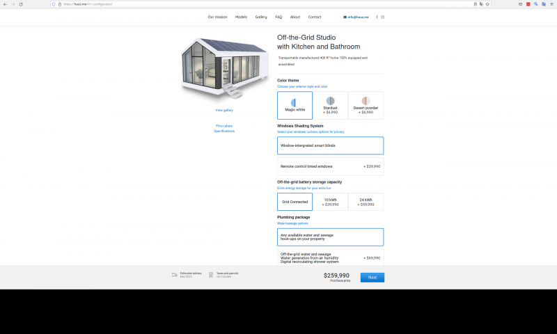 Haus me | Configurator Database