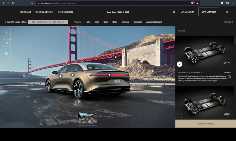 lucidmotors | Configurator Database